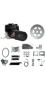 TDR BT110 110CC Engine Kit 2 Stroke Motorized Bicycle Petrol Gas Kick ...