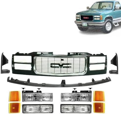 Amazon.com: Vantage Auto Parts - Front Grille + Signals & Headlights ...