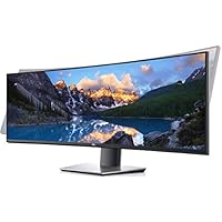 Amazon.com: Dell UltraSharp U4919DW 49 inch Dual QHD Curved Monitor ...