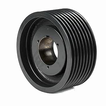 Browning 8s5 V132 Split Taper Polea, hierro fundido, 8 Groove, 5 V ...