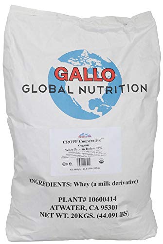 Amazon.com : Organic Valley Organic Whey Protein Powder Isolate 90%, 44 ...