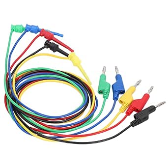 Amazon.co.jp: Banana Plug Test Lead, 5 Meter Leads Banana Test Leads ...