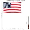 Amazon.com : 9.84FT Telescopic Handheld Flagpoles with Clips Portable ...