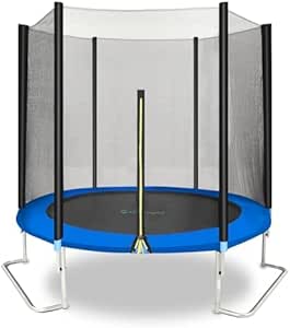 Amazon.com : SkyBound 8 FT ASTM Approved Trampoline with Net Enclosure ...