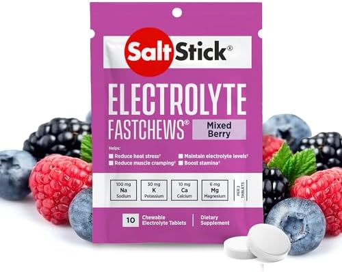 Amazon.com: SaltStick Electrolyte FastChews Chewable Tablets | 120 ...