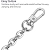 sourcing map Purse Chain Strap, 24"x0.24" Flat Chain Strap Handbag ...