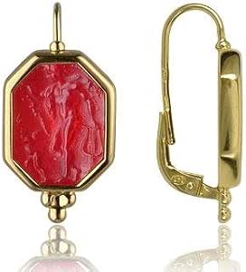 Amazon.com: Tagliamonte Classics Collection - Red 18K Gold Drop ...