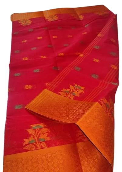 Buy Women's Cotton Stylish Fulia Tant Saree at Amazon.in