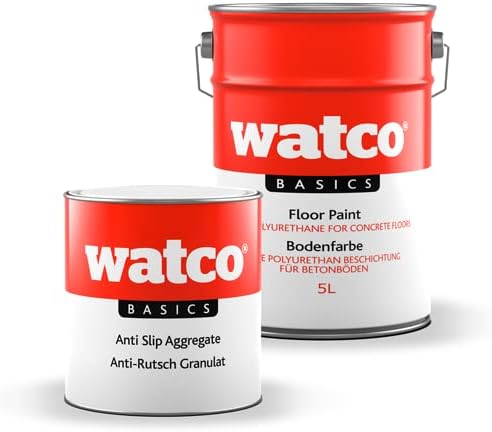 Watco Basics Anti-Slip Floor Paint - Mix in aggregate for a glossy ...