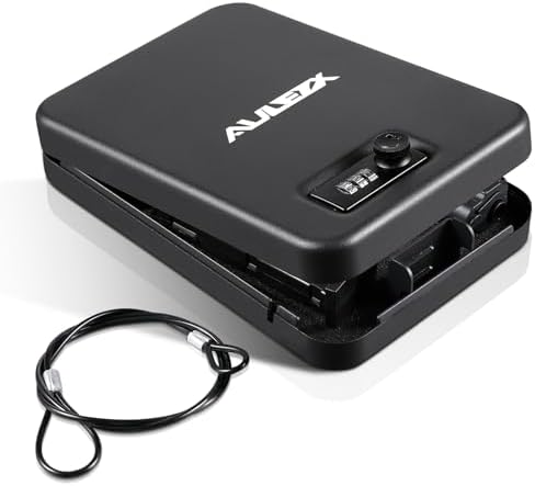 Amazon.com: Tahoe Trails Portable Gun Safe for Pistols and Valuables ...