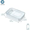 Amazon.com - iDesign Recycled Plastic Sandwich Ziplock Bag Holder and ...