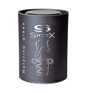 Shtox | Rotating Glass 007 | 320ml | 1 PC : Amazon.in: Home & Kitchen