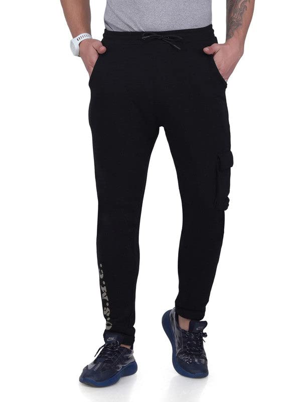 USMC Mens Pure Cotton Casual Jogger/Track Pant Regular Fit Active Wear ...