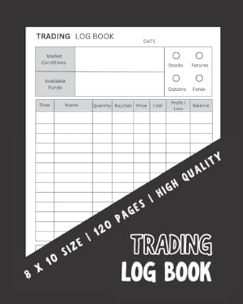 Amazon.com: Trading Log Book: Trade Planner & Investing Log Book For ...