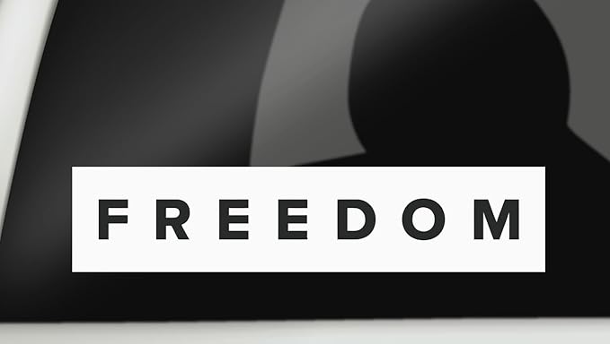 Amazon.com - Freedom, RIP Charlie Kirk Bumper Sticker, Fly High Charlie ...