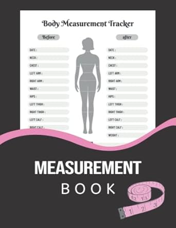 Body Measurement Book For Females: Best Tailors Measurement Book ...