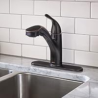Moen 87557BRB Brecklyn Single-Handle Pull-Out Sprayer Kitchen Faucet ...