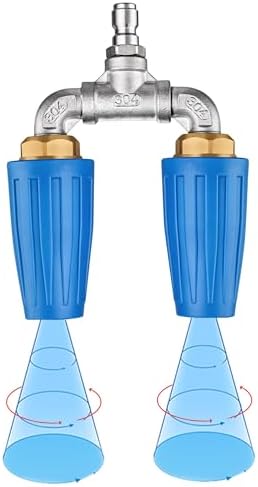 Amazon.com: Upgrade Dual Turbo Nozzle,Balabulala 360°Rotating Pressure ...