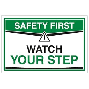SRGInfotech UV printed Waterproof Sign Foam Board |Safety First Watch ...