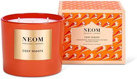 Neom New NEOM- Cosy Nights Candle 3 Wick | Sandalwood, Frankincense ...