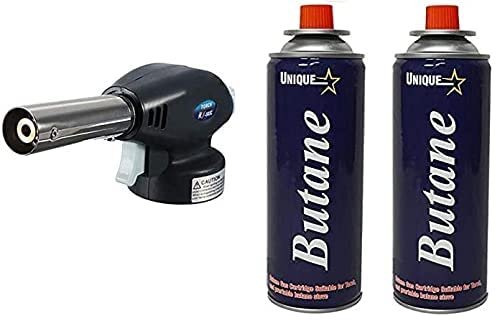 THE. Automatic Camping Gas Torch Blowtorch Welding Flame Gun Food Gun ...