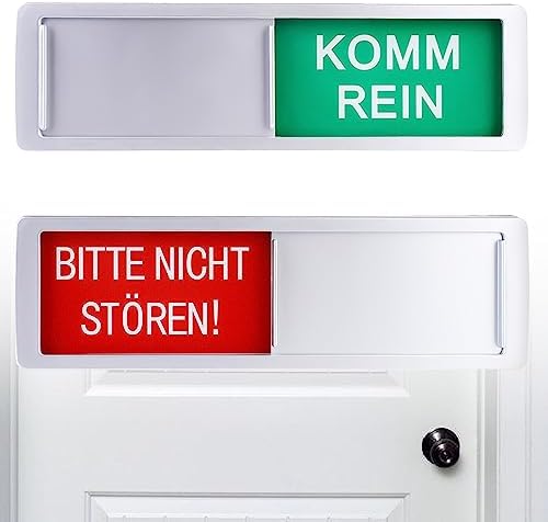Delamiya 2 Stück Bitte Nicht Stören Schild, FREI - BESETZT Schild Mit ...