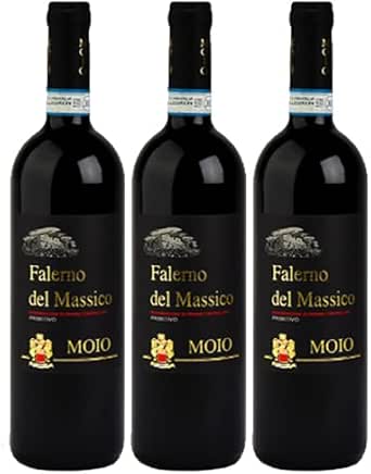 FALERNO del Massico Rosso - Moio - Vino Rosso - 3 bottiglie : Amazon.it ...
