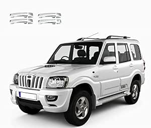 Car Door Catch Chrome Cover for Scorpio (2009-2013) : Amazon.in: Car ...