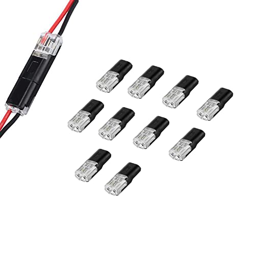 YumSur Double-wire Push-in Connector with Locking Buckle, Low Voltage ...