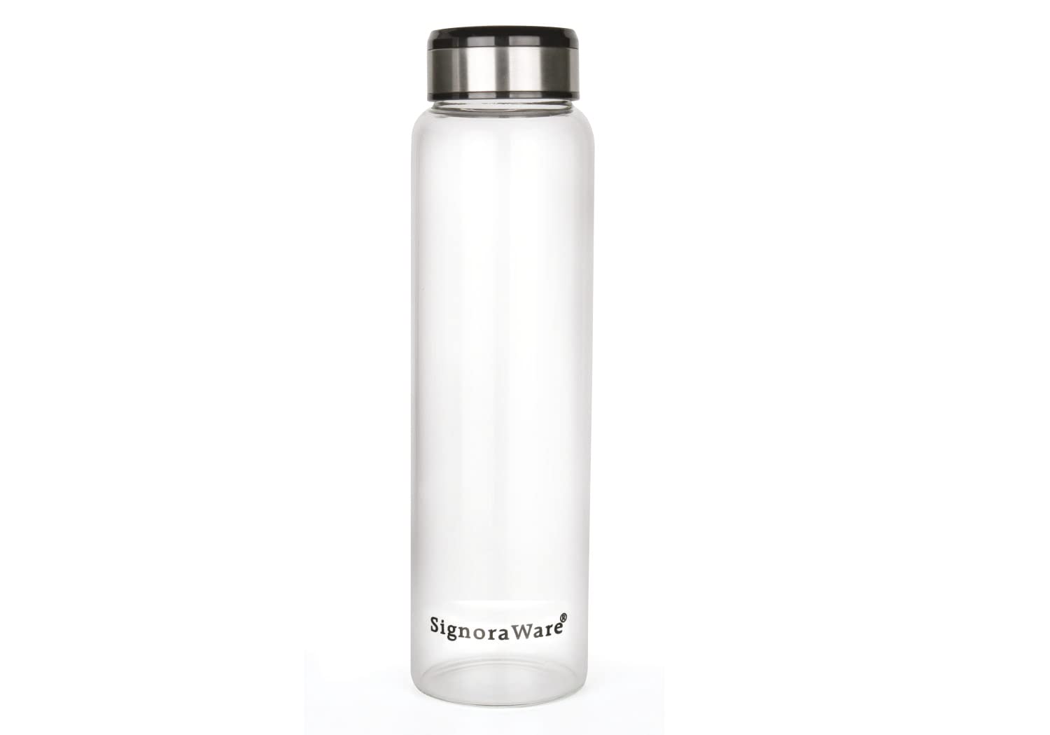 Signoraware Mellow Borosilicate Glass Water Bottle with Screw Cap ...