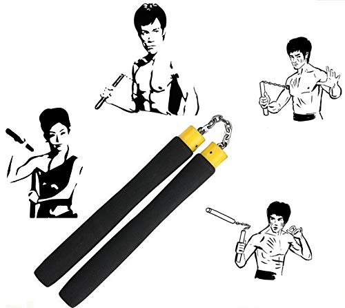 UNYBUY Sports Nunchaku Foam Gymnastic Stick| 10 inch Nunchucks| for ...