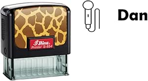 Amazon.com : Hubco Self-Inking Child Music Name Stamp (Microphone - 133 ...