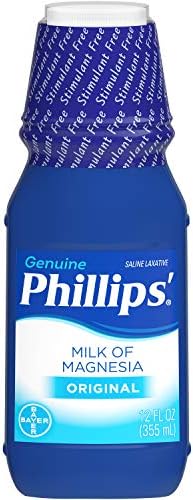Amazon.com: Phillips' Milk of Magnesia, Original, 12-Ounce Bottles ...