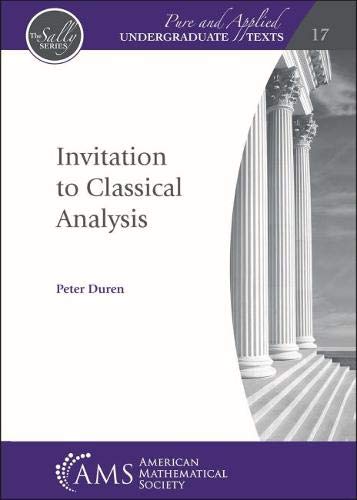 Amazon.com: Invitation to Classical Analysis (Pure and Applied ...