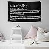 Amazon.com : Discipline Motivational Flag,3X5 FT Double Stitching On ...