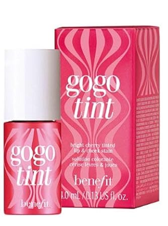 Amazon.com : Benefit Gogo Tint Bright Cherry Tinted Lip & Cheek Stain ...