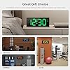 Amazon.com: Abovsare Digital Wall Clock Large Display, 13" Alarm Clock ...