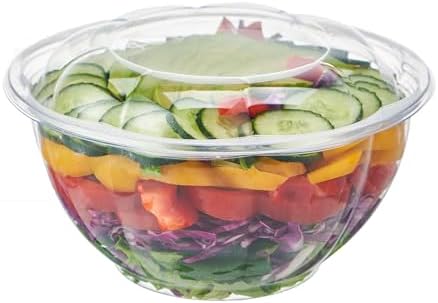 Amazon.com: 50 Pack Salad Container for Lunch Disposable Salad Bowls ...