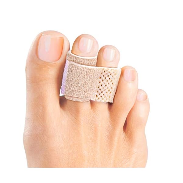 Welnove 6pcs Hammer Toe Straightener Hammer Toe Splints Toe Cushioned 5325