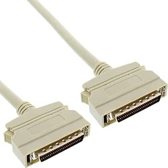 InLine® SCSI II Cable de 50 polos Mini Sub D macho/macho, 1 m : Amazon ...