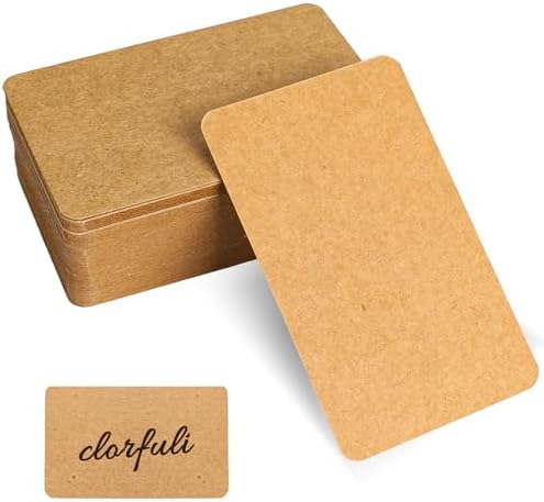 Amazon.com : Tupalizy Small Blank Paper Message Note Business Cards ...