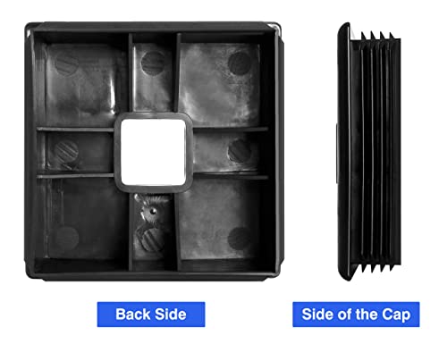 Snapklik.com : Luxlead RV Bumper Plug End Cap, 4 Black Square Bumper ...