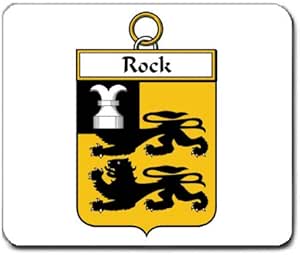 Amazon.com: Rock Family Crest Coat of Arms Mouse Pad : Office Products