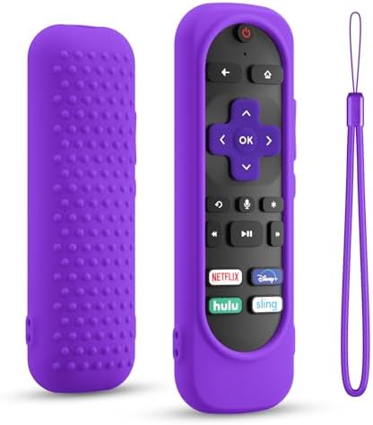 Amazon.com: Silicone Remote Cover for Roku TV Remote,Silicone Case ...