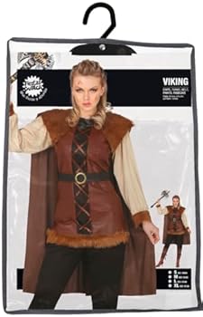 Viking Warrior Princess Costume WOMENS VIKING WARRIOR FANCY DRESS
