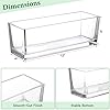 Amazon.com: Pinkunn 2 Pcs 12 Inch Rectangular Flower Glass Vase Clear ...
