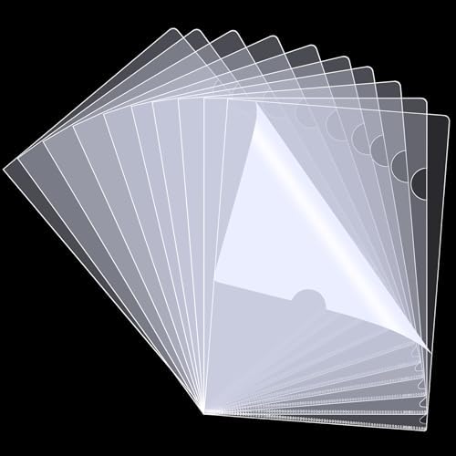 Amazon.com : Wiekyze L-Type Plastic Folder Safe Project Pockets ...