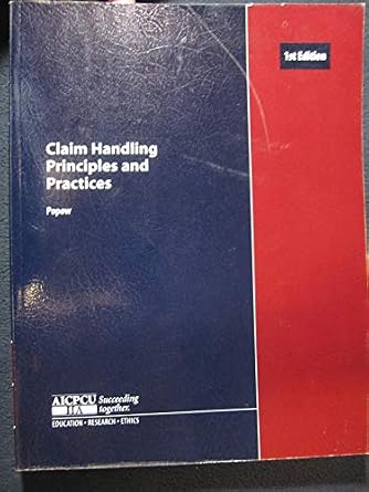 Claim Handling Principles and Practices : Amazon.in: Books