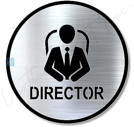 Vertical Root Inc® Premium BRUSH STEEL Finish Acrylic DIRECTOR DOOR ...