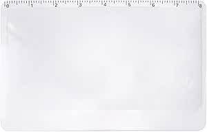 Compact Wallet Magnifier Card - Ruler with 3x Magnification, Slim ...